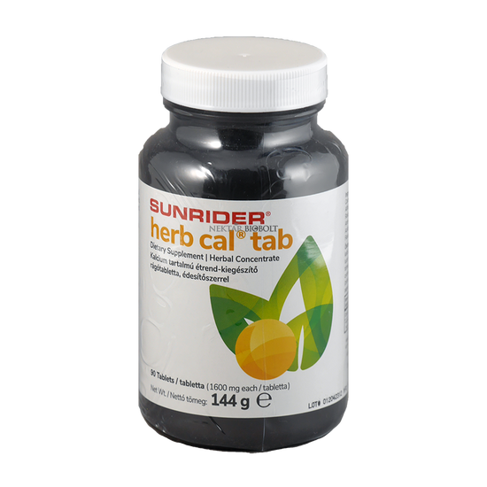 Sunrider Herb Cal Tab - Kálcium rágótabletta csak 9.172 Ft - Nektár Biobolt