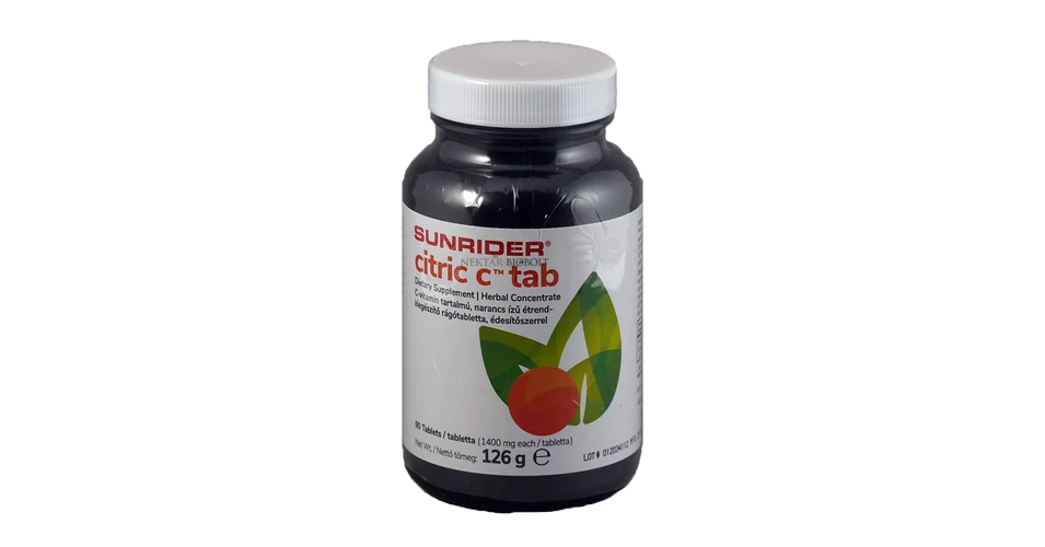Sunrider Citric C Tab 90 Tabletta Csak 10089 Ft Nektár Biobolt Webáruház